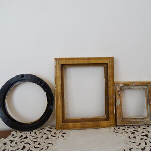 Ornate Gold Open Frames Set: Gallery Wall Decor, 4x5, Round & Rectangle ...
