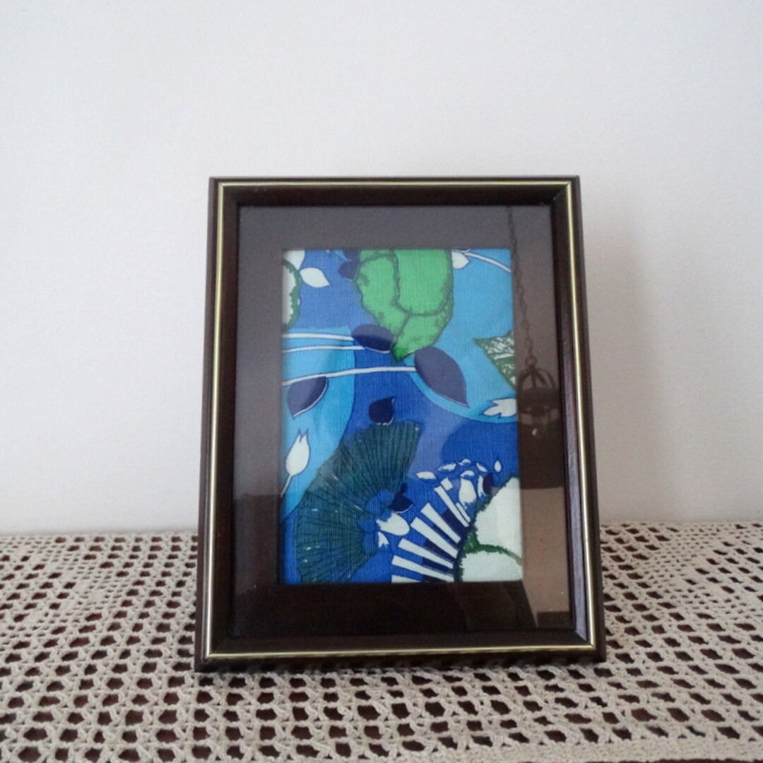 Vintage Dark Espresso Teak Wood Frame MCM Frame 6 1/2 X 8 1/2, 4 1/2 X ...
