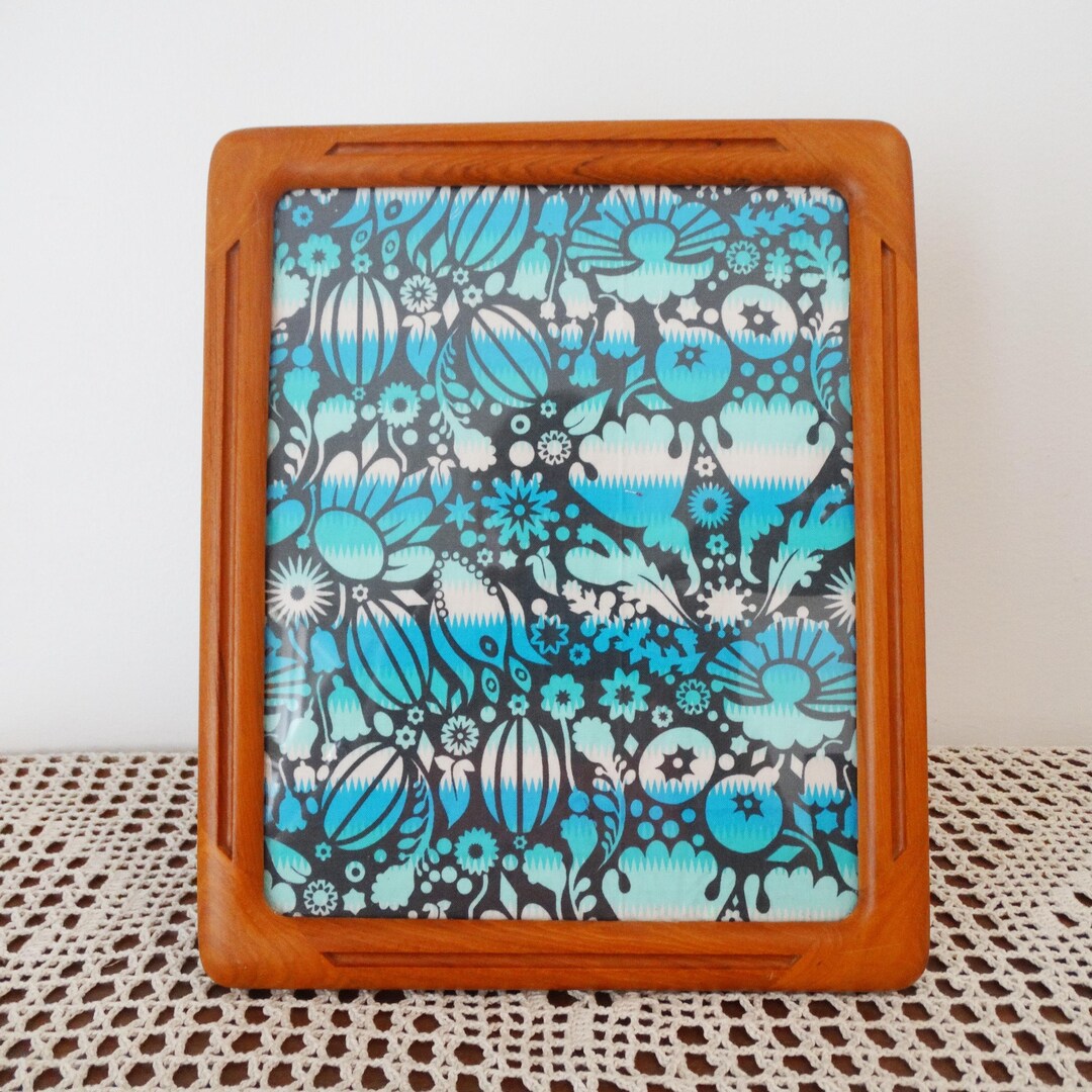 Vintage Smooth Teak Wood Frame Rectangular MCM Frame 8 X 10 Frame ...