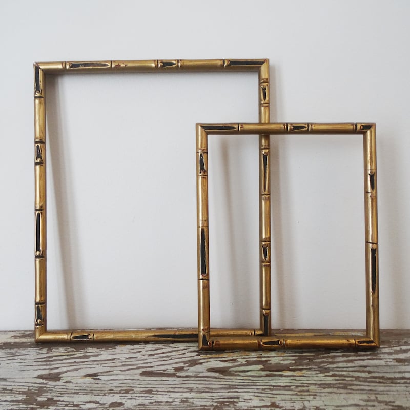 Bamboo Picture Frames - Etsy