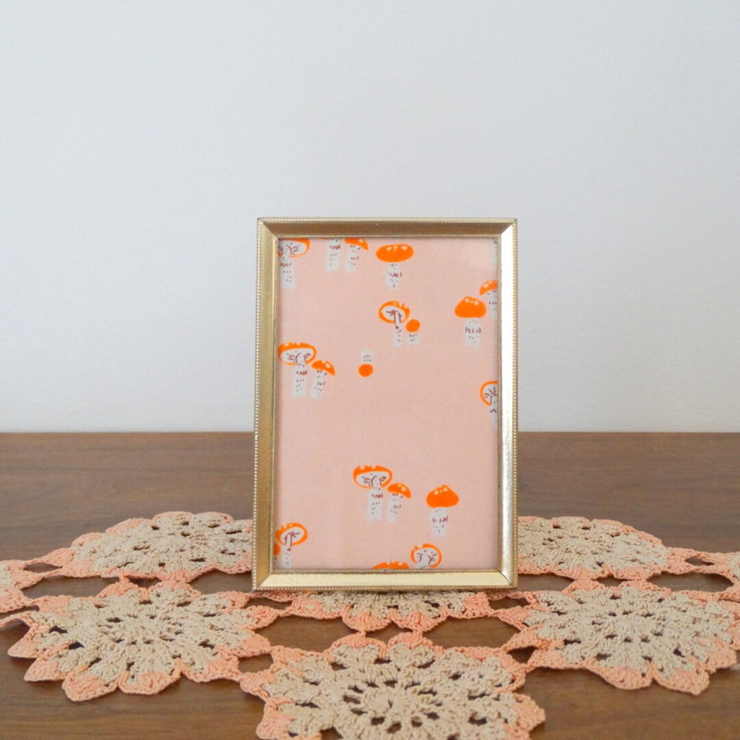 Little Gold Small Picture Frame Patina Gold-tone Ornate Metal Frame 3 1 ...