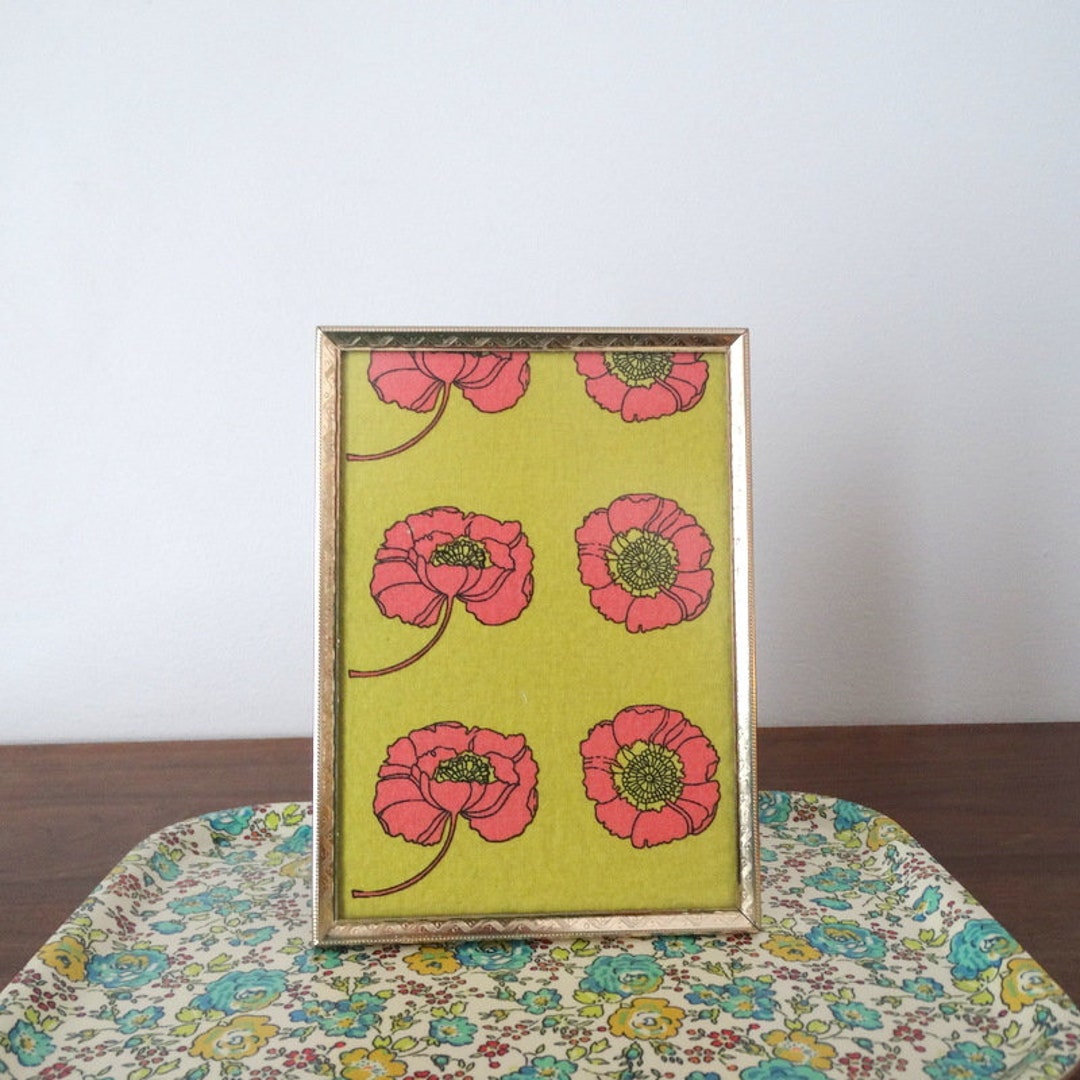 Gold Picture Thin Frame Simple Gold-tone Vintage 5 X 7 - Etsy