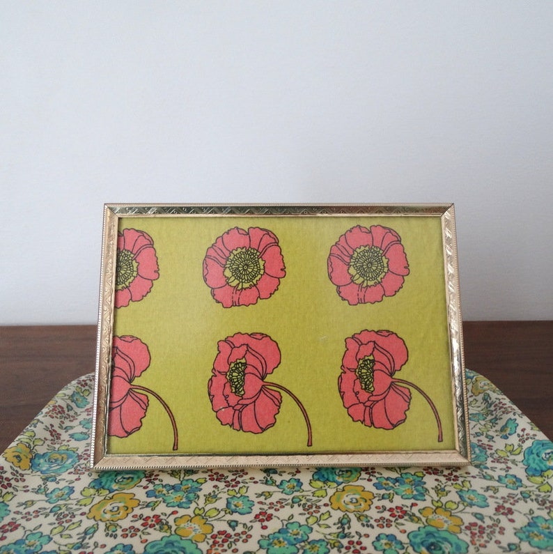 Gold Picture Thin Frame Simple Gold-tone Vintage 5 X 7 - Etsy