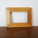 4 X 6 Bamboo Rectangle Open Wall Frame. Rounded Corners. Scandi Minimal ...