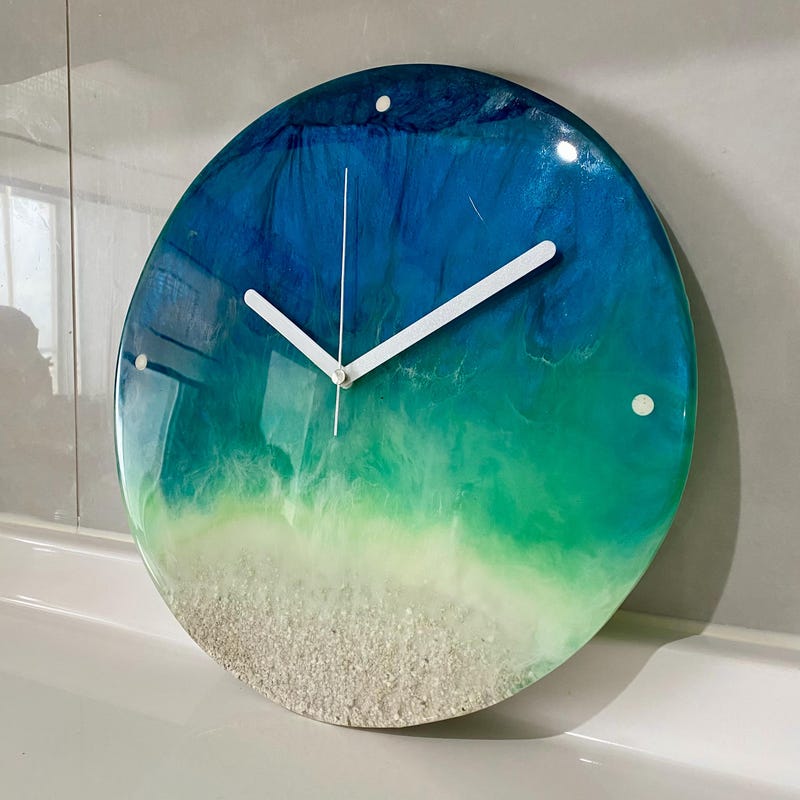 Epoxy Clock - Etsy