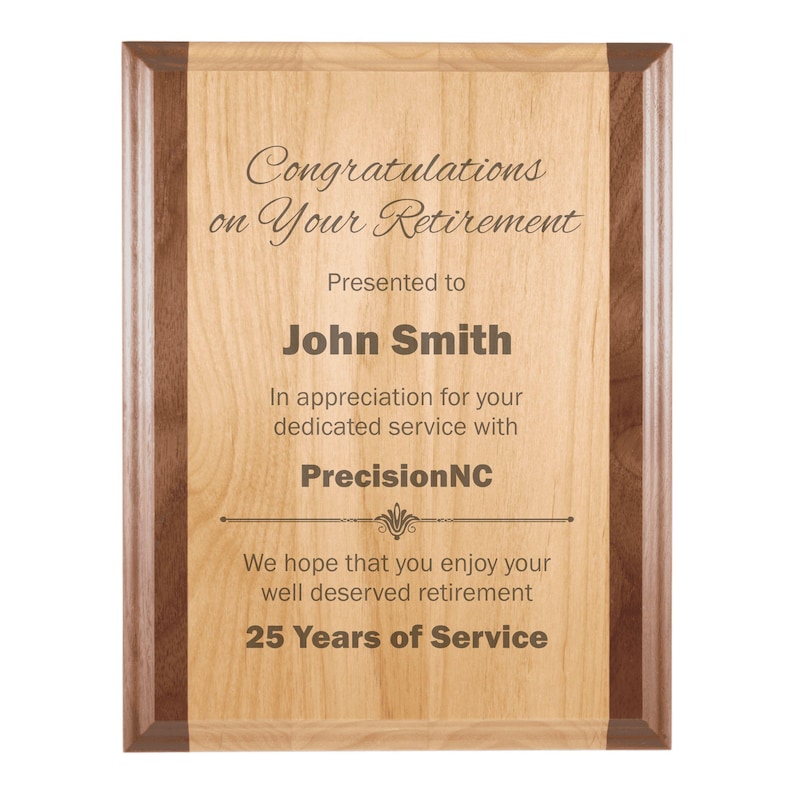 Personalized Retirement Gifts Congratulations on Your Retirement Custom ...