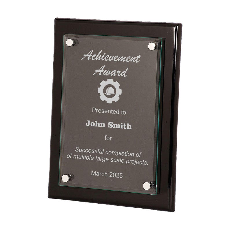 Personalized Award Plaques for Civil Engineer Customizable 8x10 ...