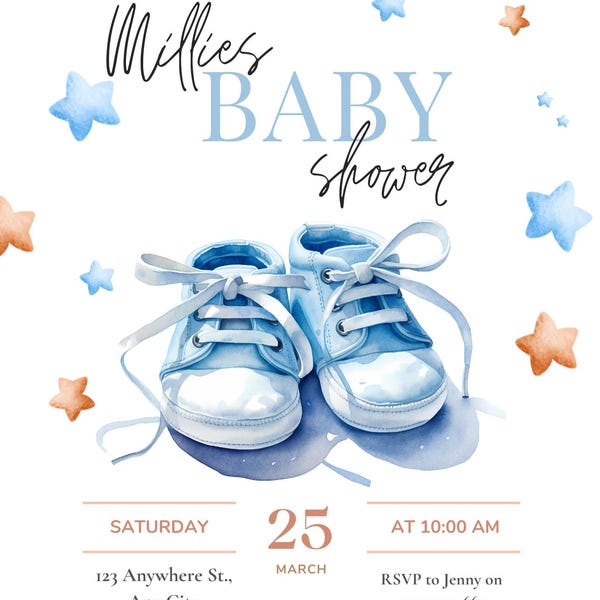 Shoe Invitations - Etsy