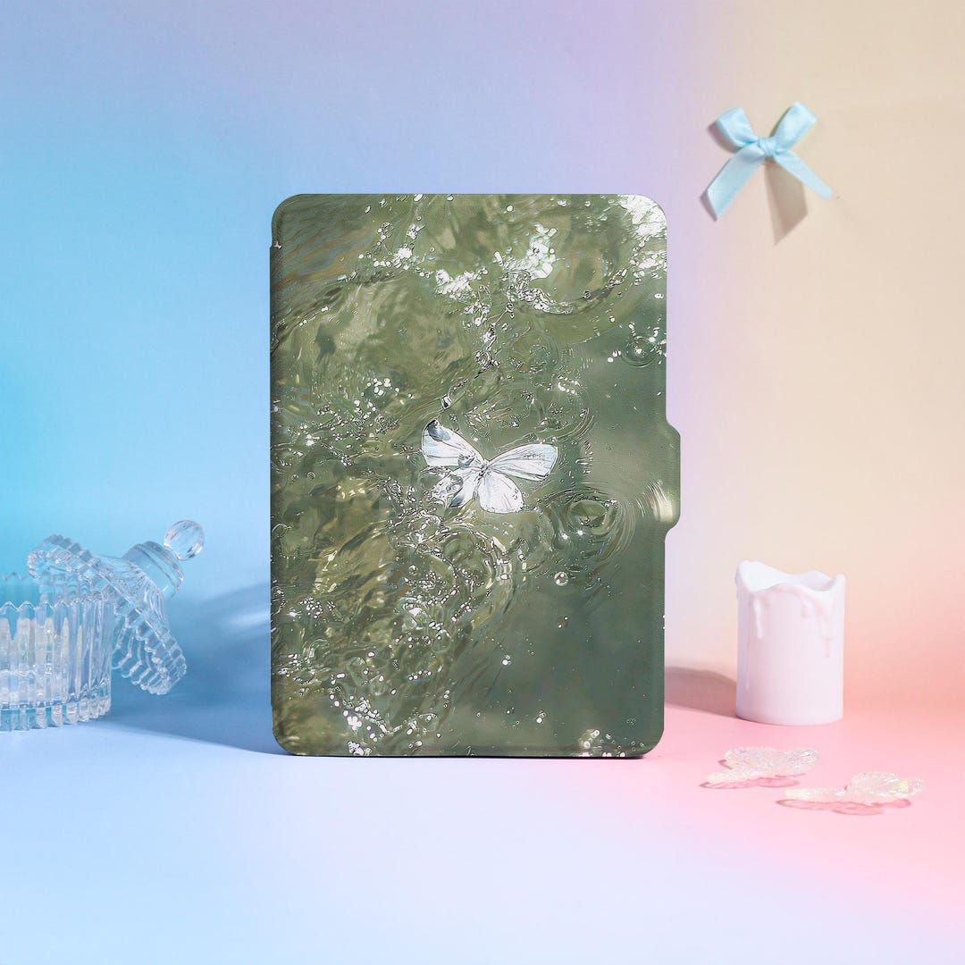Butterfly Reflection 2025 Latest Custom Name & Protective Kindle Case ...