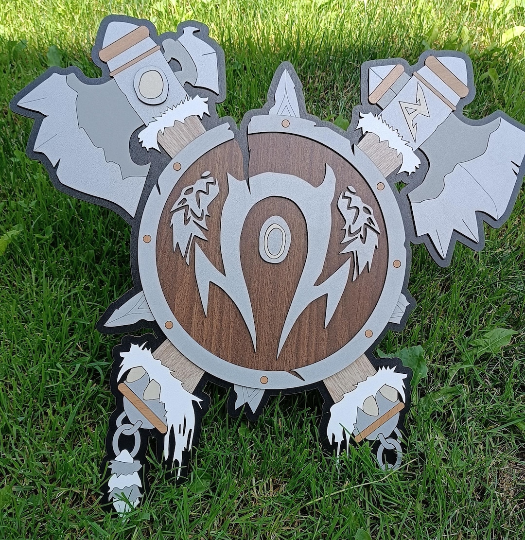 World of Warcraft Horde Emblem, Laser Cut Vector File - WOW - Etsy