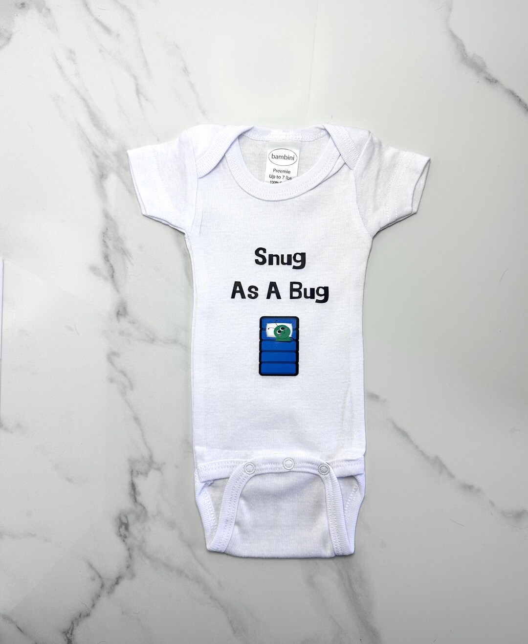 Snug as A Bug Preemie Onesie - Etsy