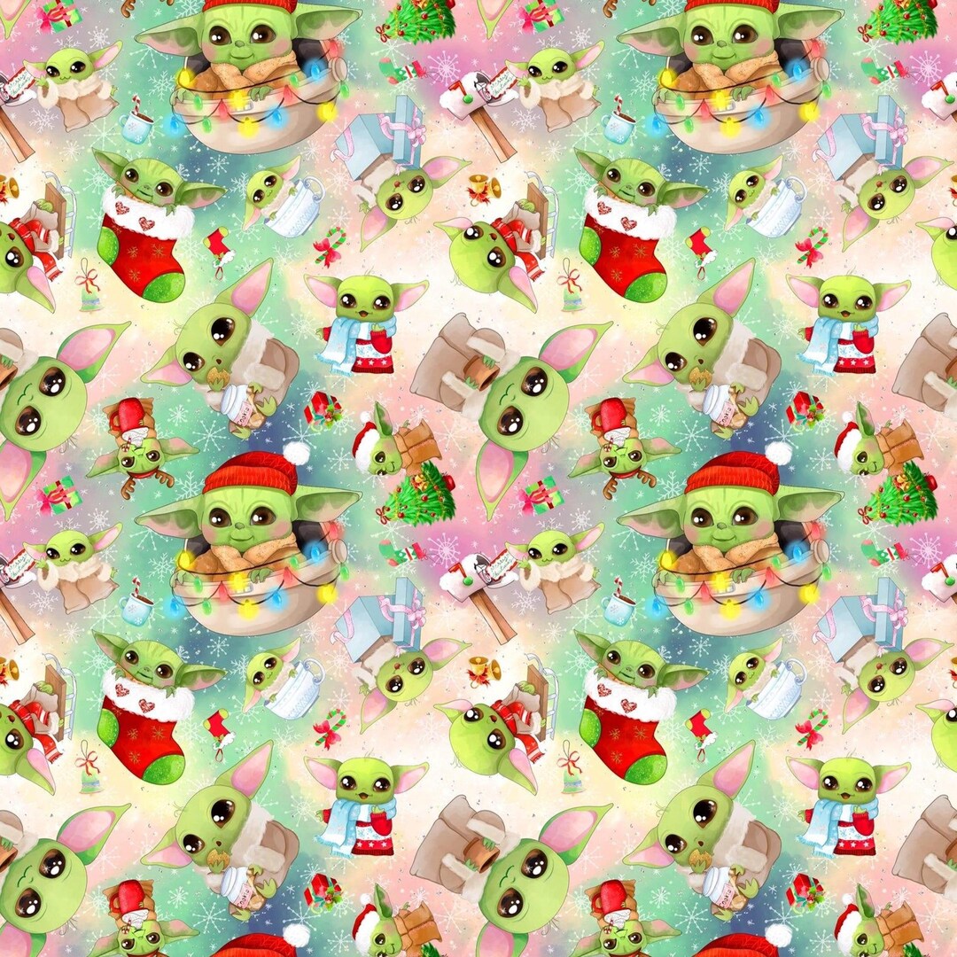 BABY YODA Christmas Wrapping Paper - Star Wars Gift Wrap - Yoda Gift ...