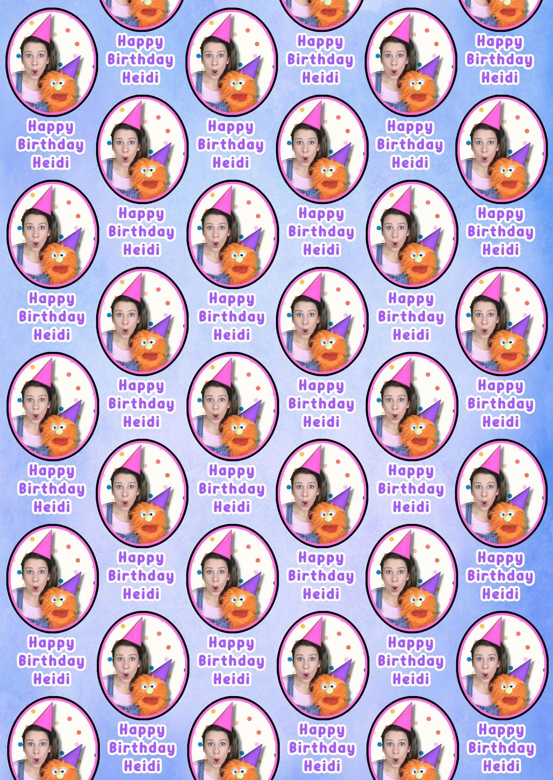 MS RACHEL Personalised Birthday Wrapping Paper - Miss Rachel ...