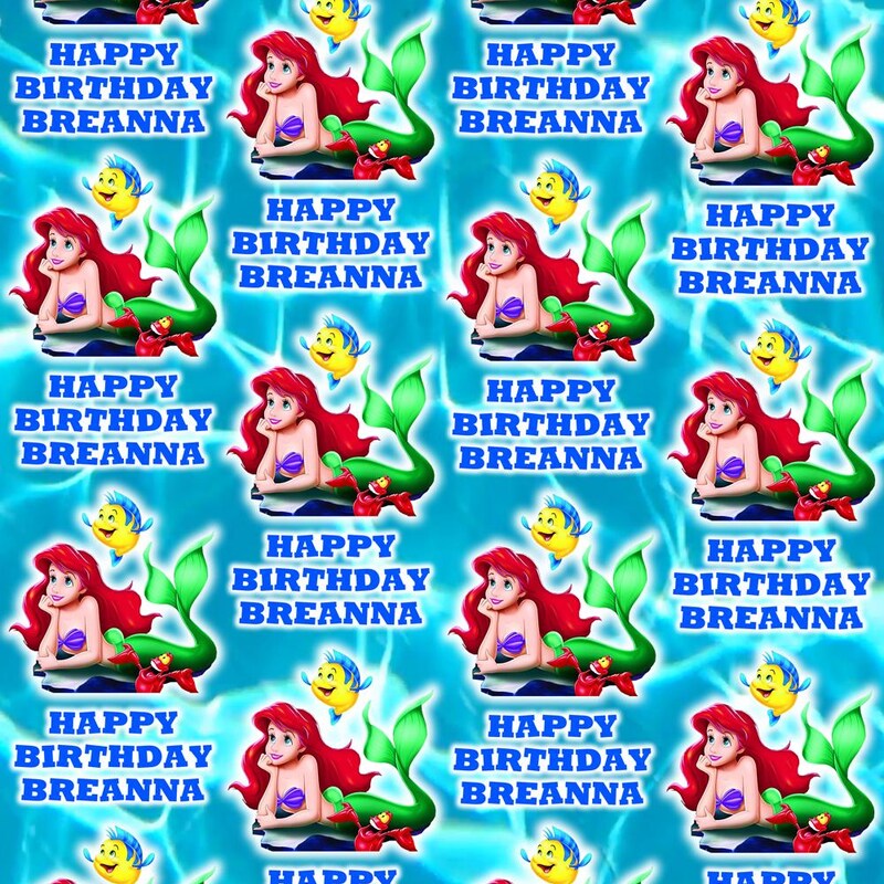 Mermaid Wrapping Paper - Etsy