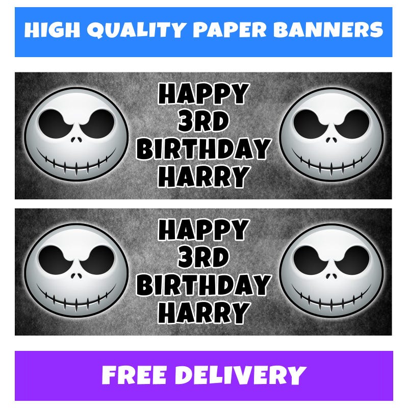 Nightmare Banner - Etsy