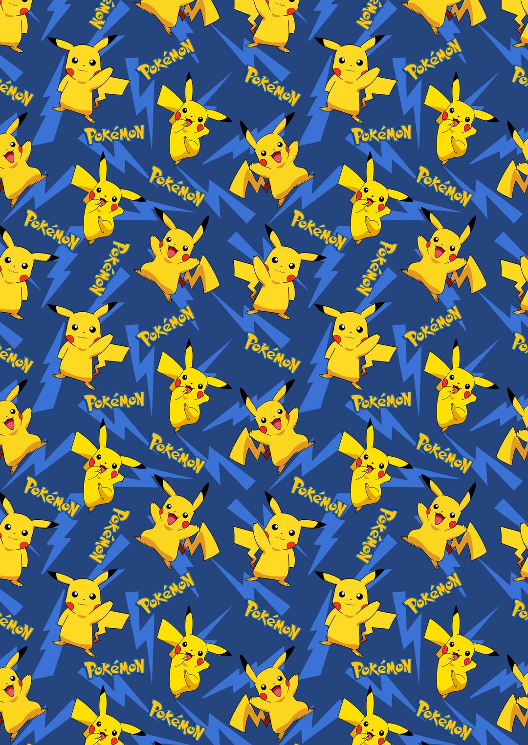 PIKACHU Birthday Wrapping Paper - Pokemon Personalised Gift Wrap ...