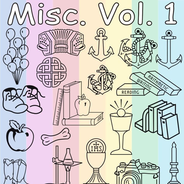 Miscellaneous Clipart - Etsy