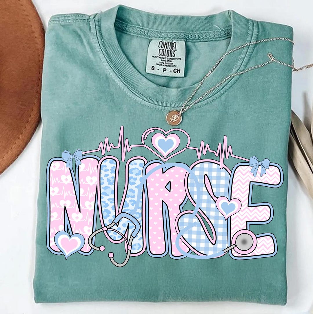 Preppy Nurse Png, Cute Coquette Nursing Png, Trendy Nurse Shirt Png ...