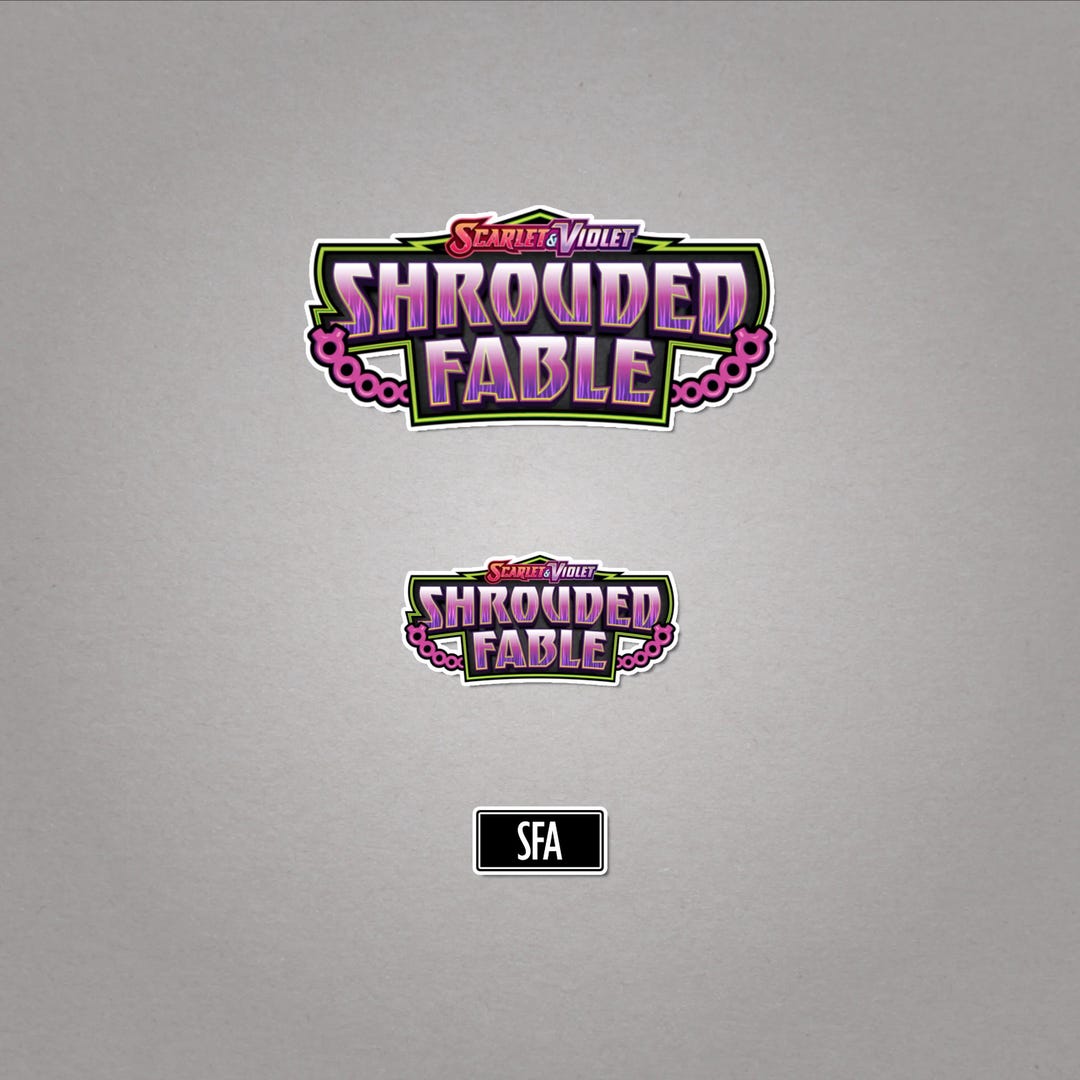 Pokémon Scarlet & Violet — Shrouded Fable: Binder Sticker Labels - Etsy