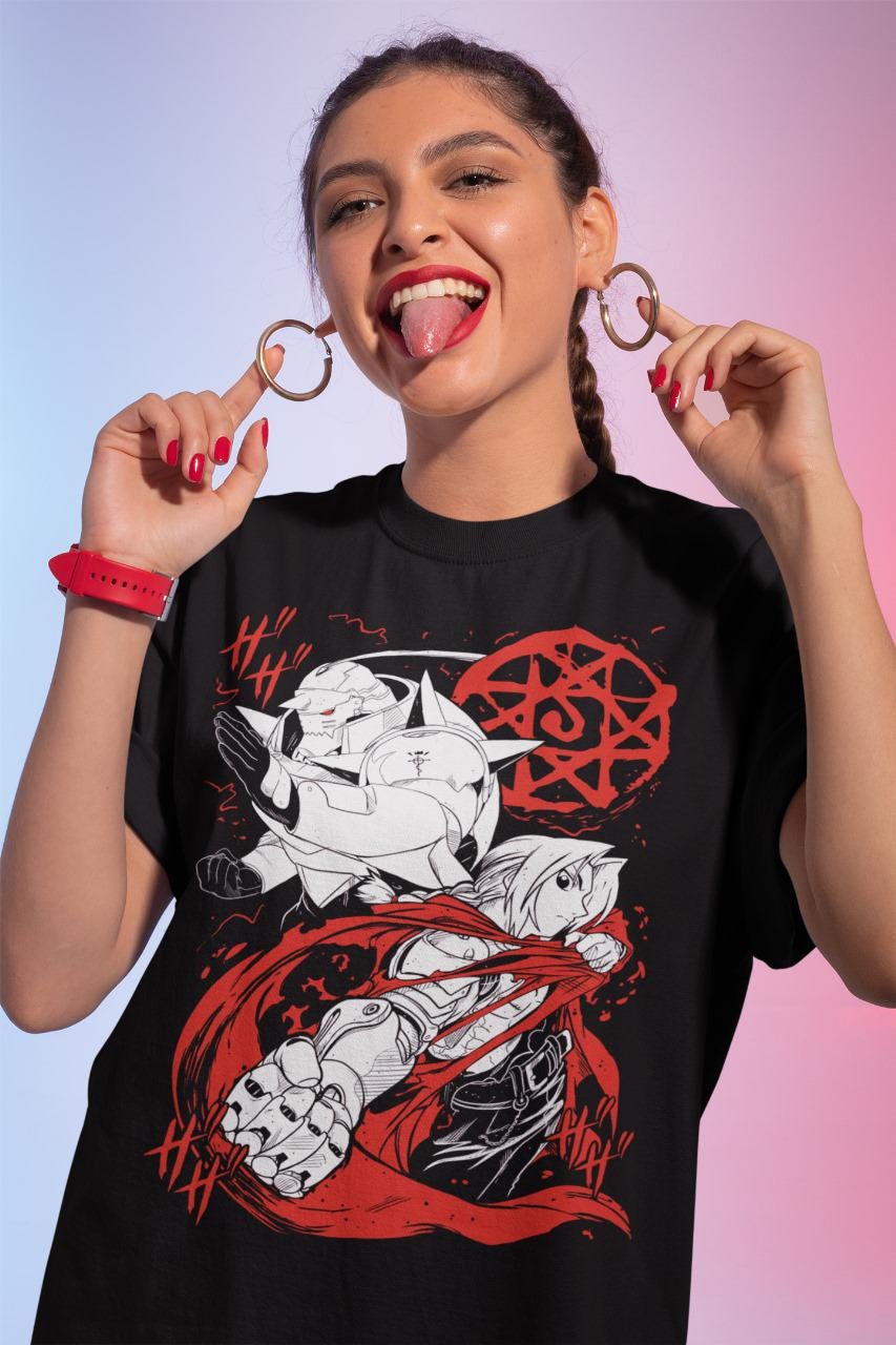 Fullanimemetal Best Anime Boy Unisex Tee, Manga Lover Gift, Japanese ...