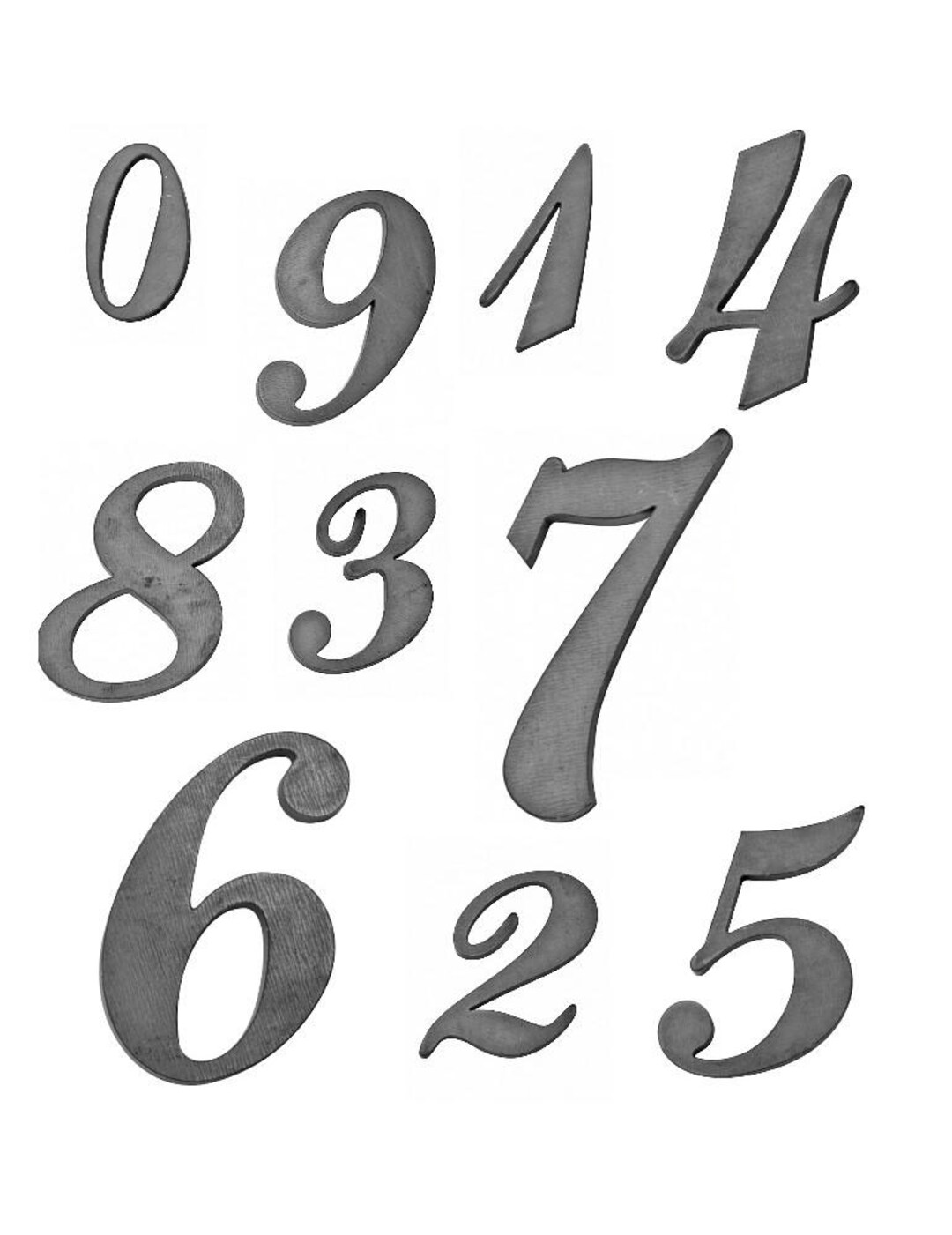 THERMOLACQUERED METAL NUMBERING - Etsy