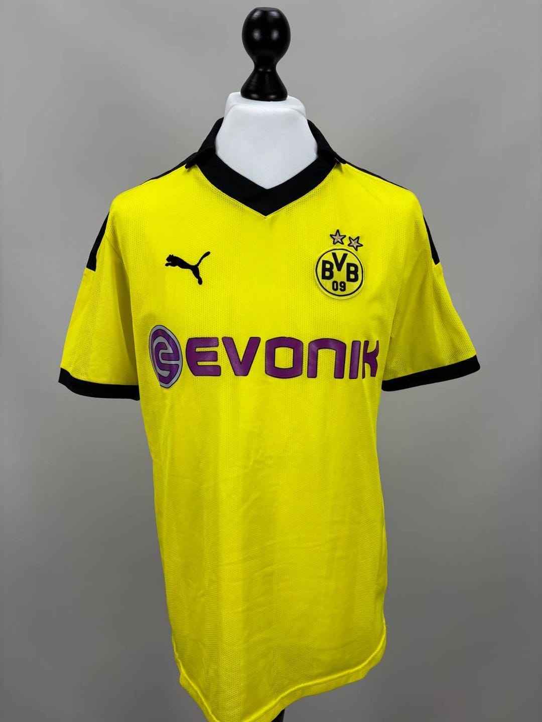 Mens T Shirt Puma BVB Borussia Dortmund Size XL Color Yellow - Etsy