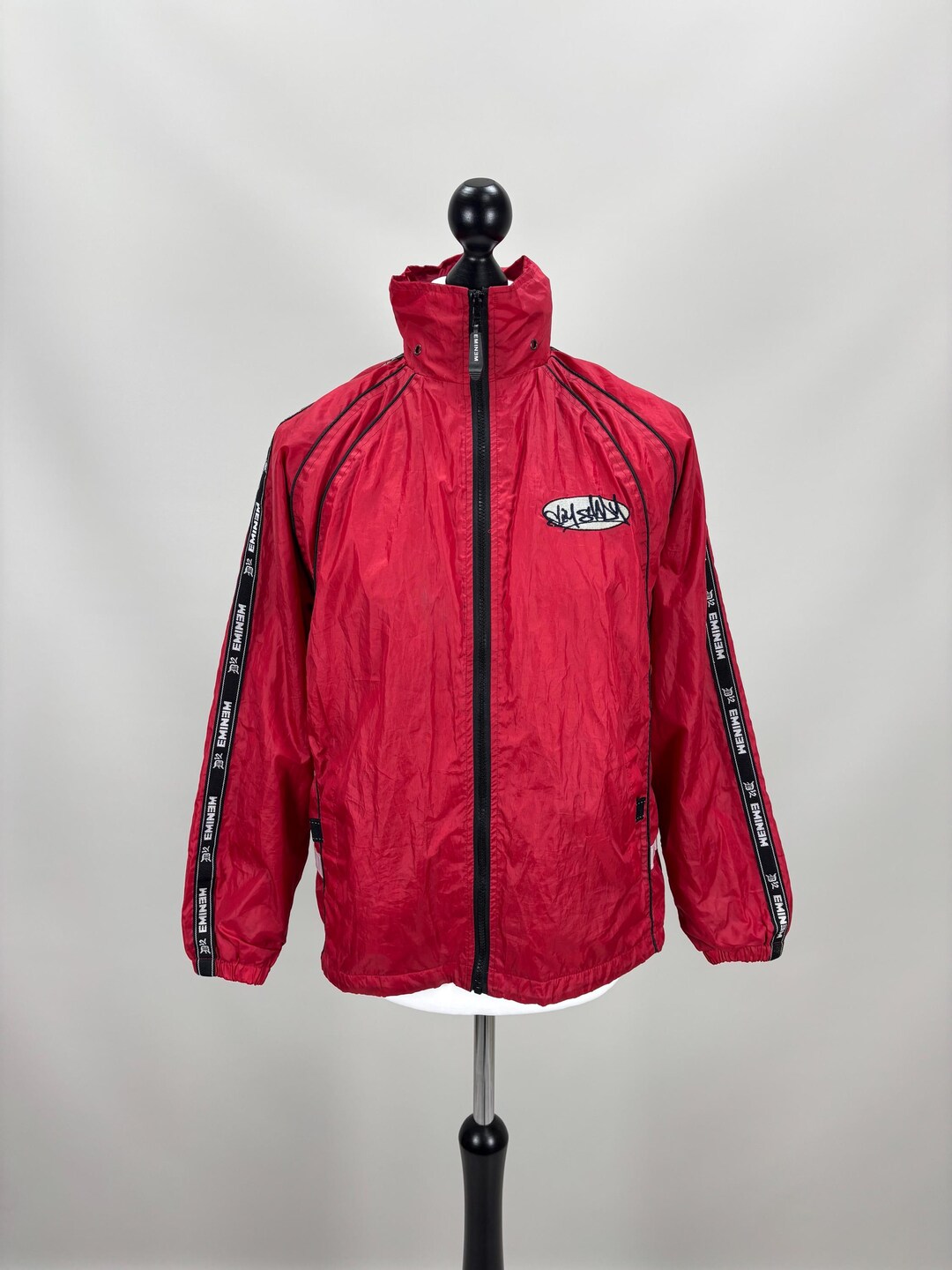 Mens Vintage Jacket Slim Shady Eminem Size XS/S Color Red - Etsy