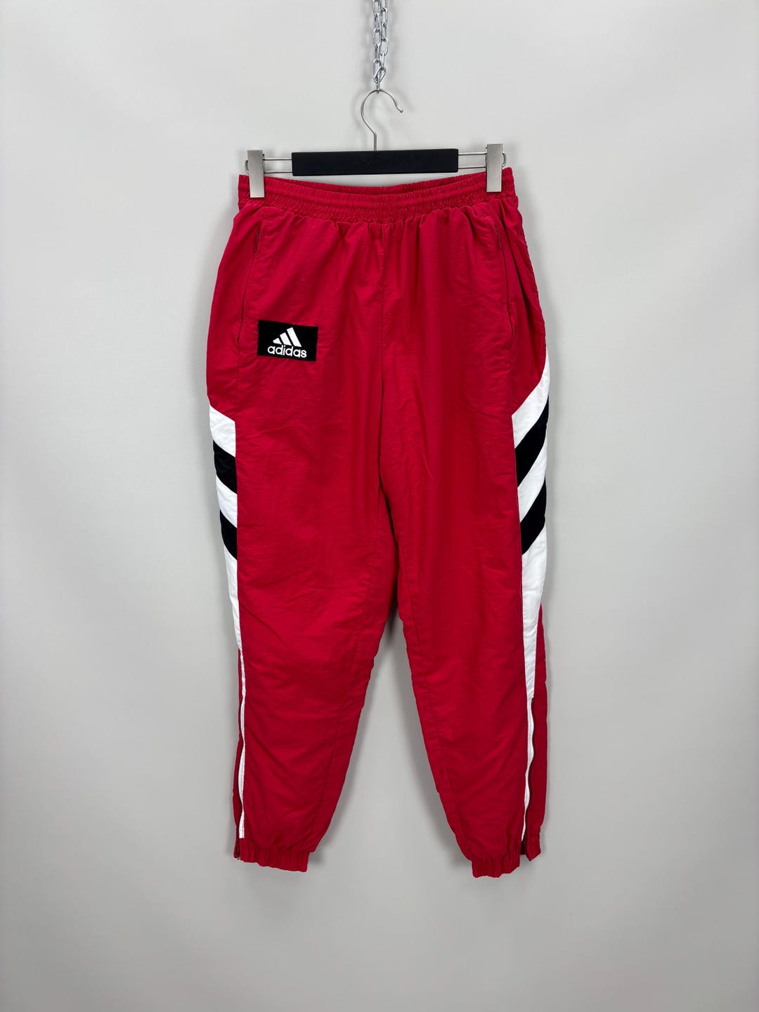 Mens Vintage Pants Adidas Size M/L Color Red - Etsy