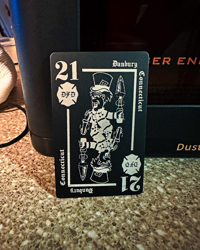 Firefighter Gift Helmet Card - Etsy