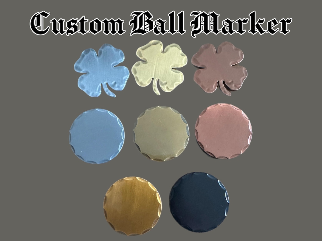 Custom Laser Engraved Golf Ball Marker, Golfer Gift - Etsy