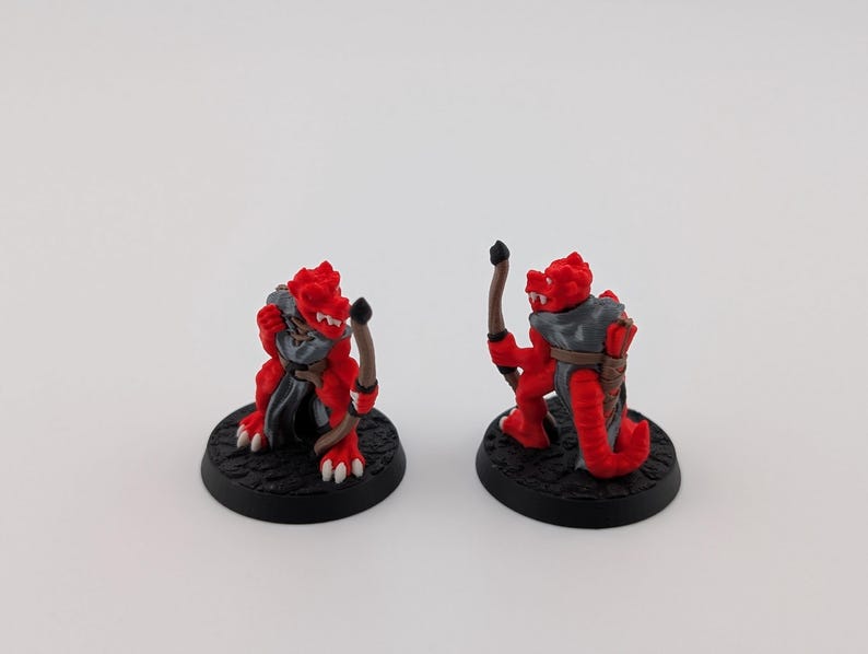 Kobold Ambush Pack – 10 Full-color Miniatures for D&D, Pathfinder, and ...