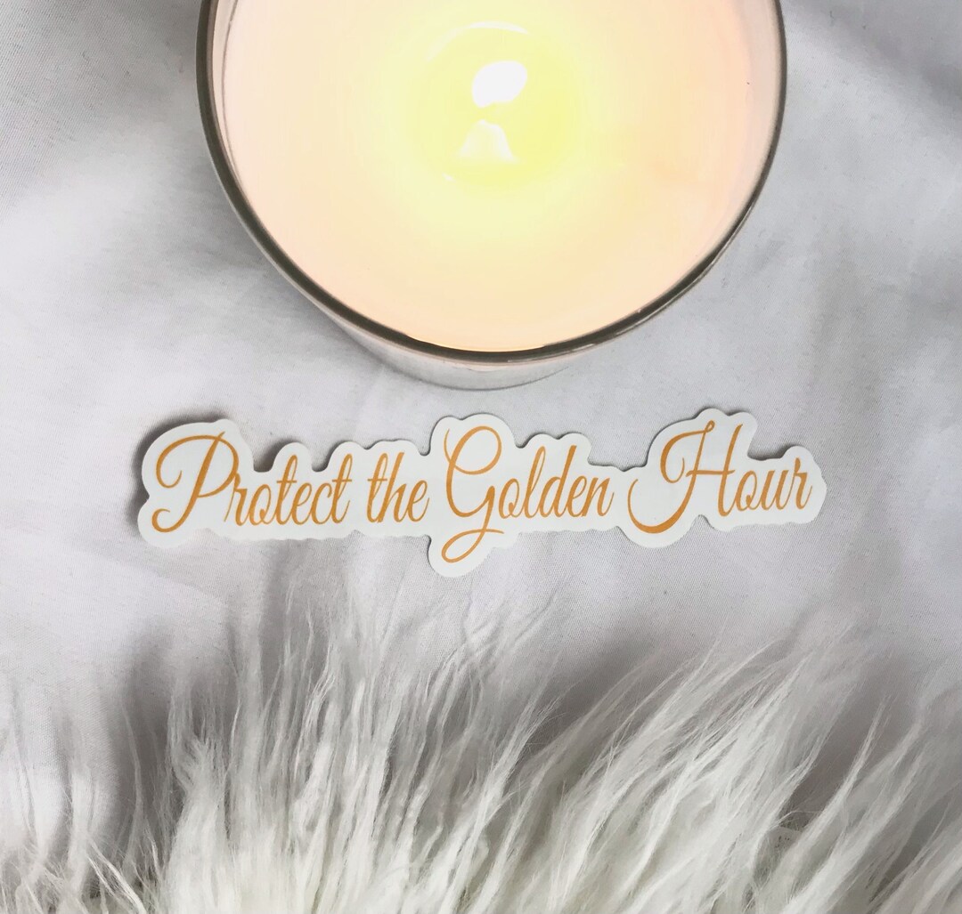 Golden Hour Sticker - Etsy