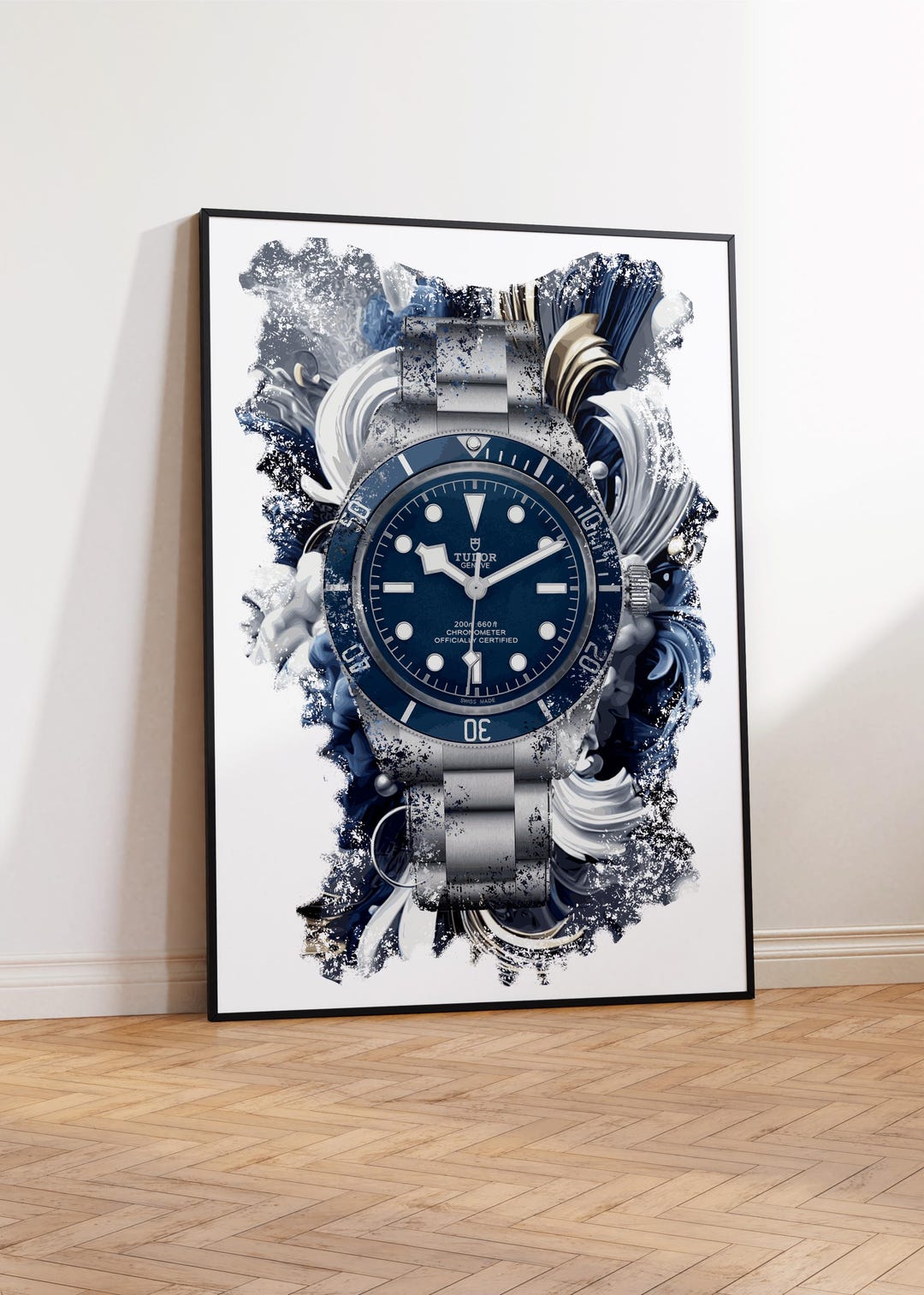 TUDOR Black Bay Fifty-eight Ref. M79030B-0001 Watch Art Print Poster ...