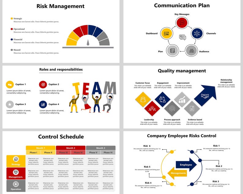 PMBOK Powerpoint Template, Project Management Powerpoint Template ...