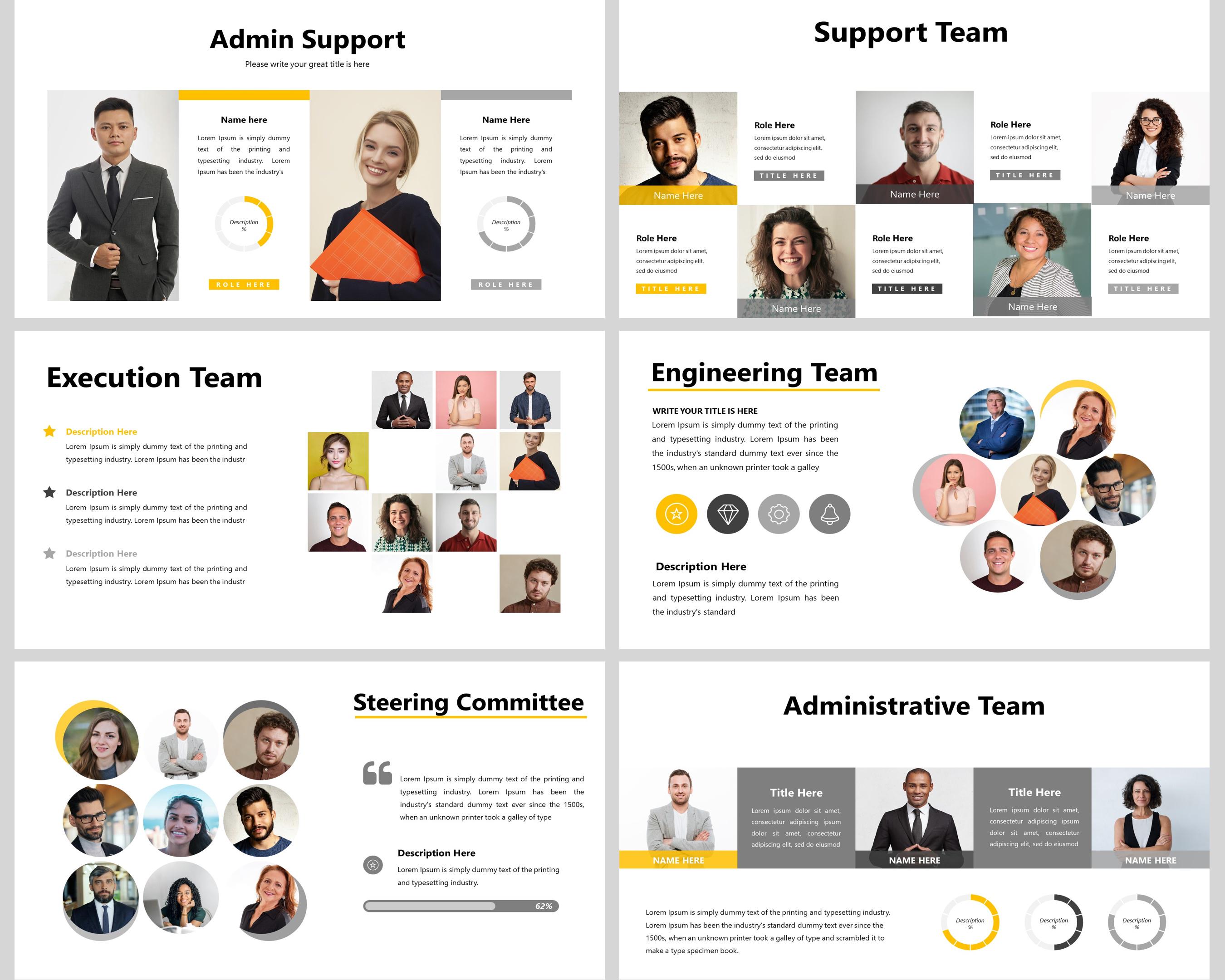 Project Team Powerpoint Template, Team Body Project, Project Team ...