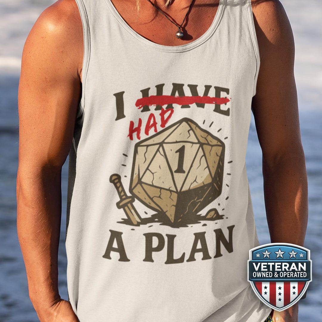 Funny Dungeons and Dragons Roleplay Tank Top, Humorous Dnd Geeky Summer ...