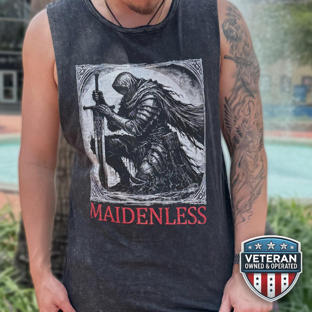Elden Ring Maidenless Metal Tank Top, Dark Souls Vintage Tarnished ...