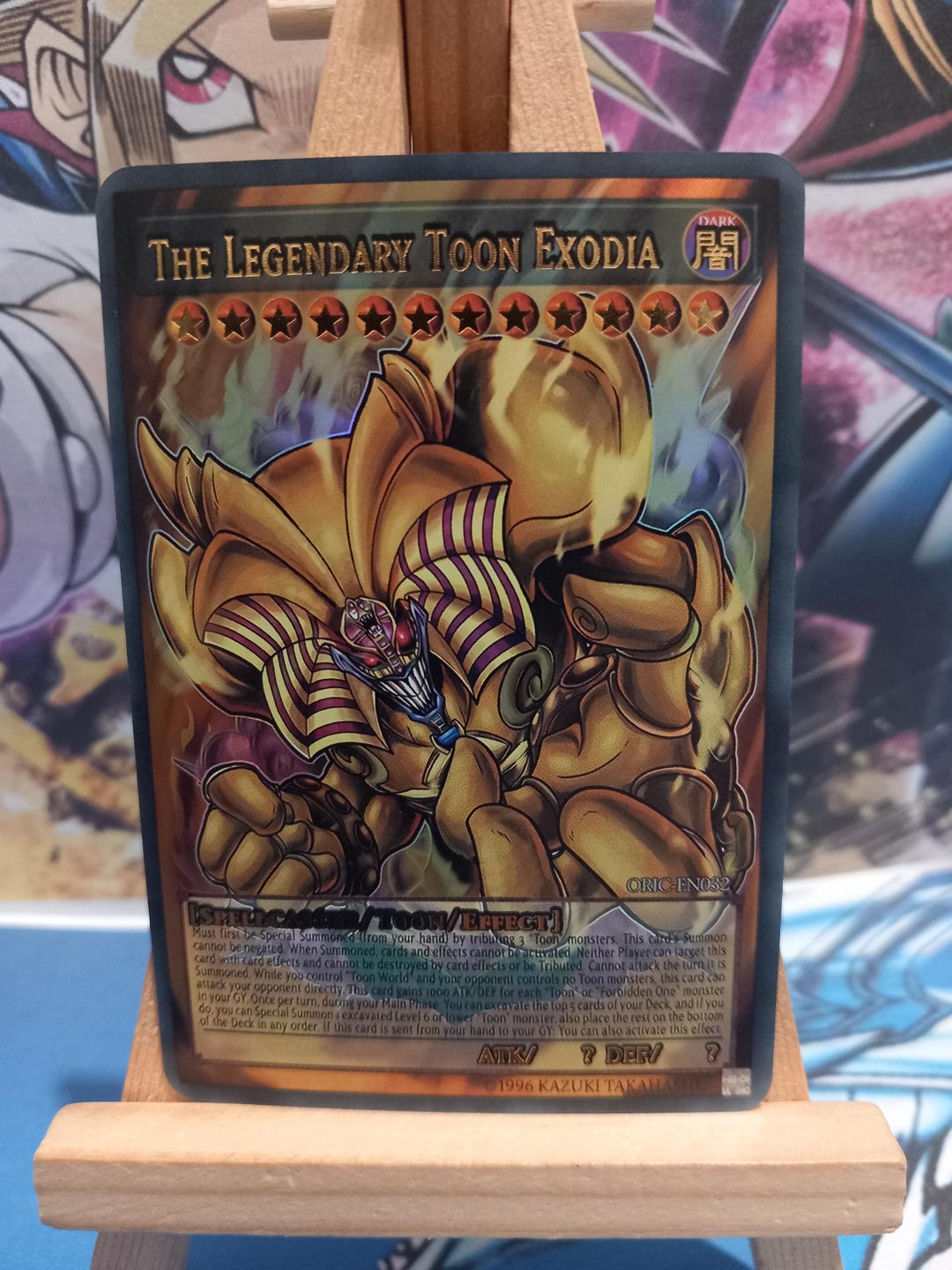 Yu-gi-oh the Legendary Toon Exodia Holographic V ANG Card - Etsy
