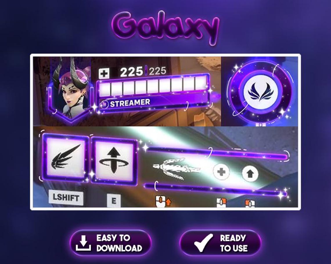 Cosmic Mercy Overwatch Overlay: Streaming HUD, 3 Variants (PNG) - Etsy