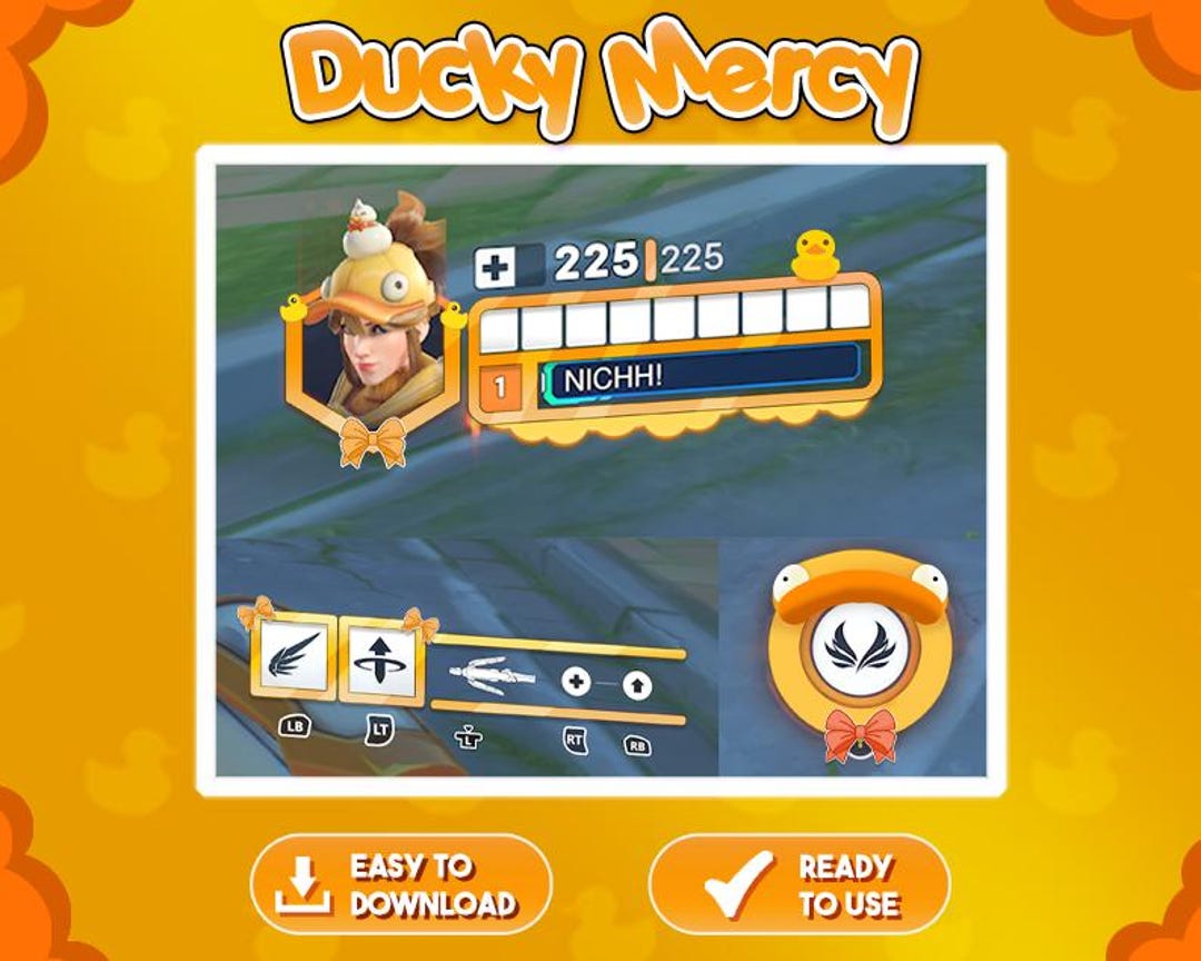 Rainy Day Mercy Overwatch Overlay | HUD for Overwatch 2 Game | Hudsight ...