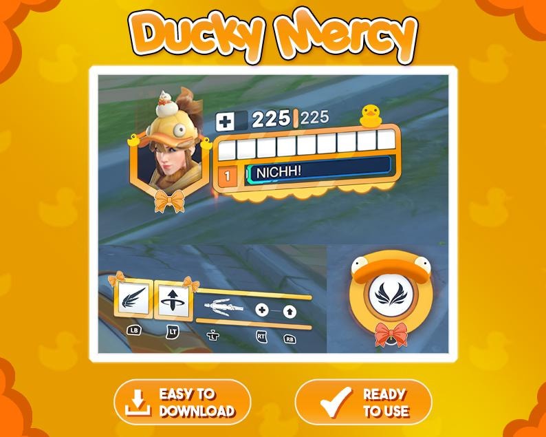 Rainy Day Mercy Overwatch Overlay | HUD for Overwatch 2 Game | Hudsight ...