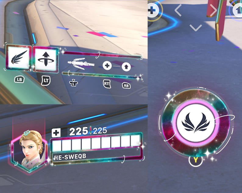 Cosmic Bundle Overwatch Overlay With 3 Variants | HUD for Overwatch 2 ...