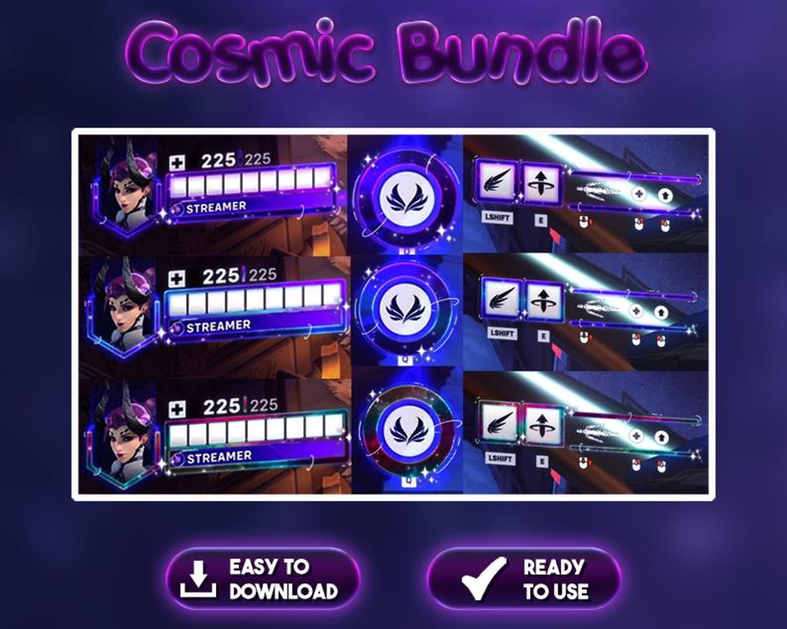 Cosmic Mercy Overwatch Overlay: Streaming HUD, 3 Variants (PNG) - Etsy