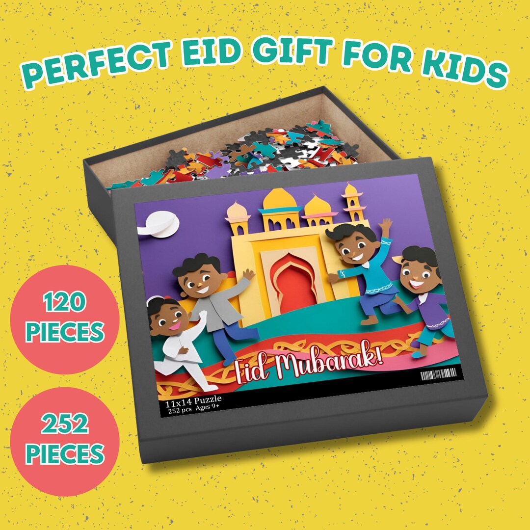 Eid Gift for Kids, Eid Mubarak Puzzle for Kids, Ramadan Gift, Islamic ...