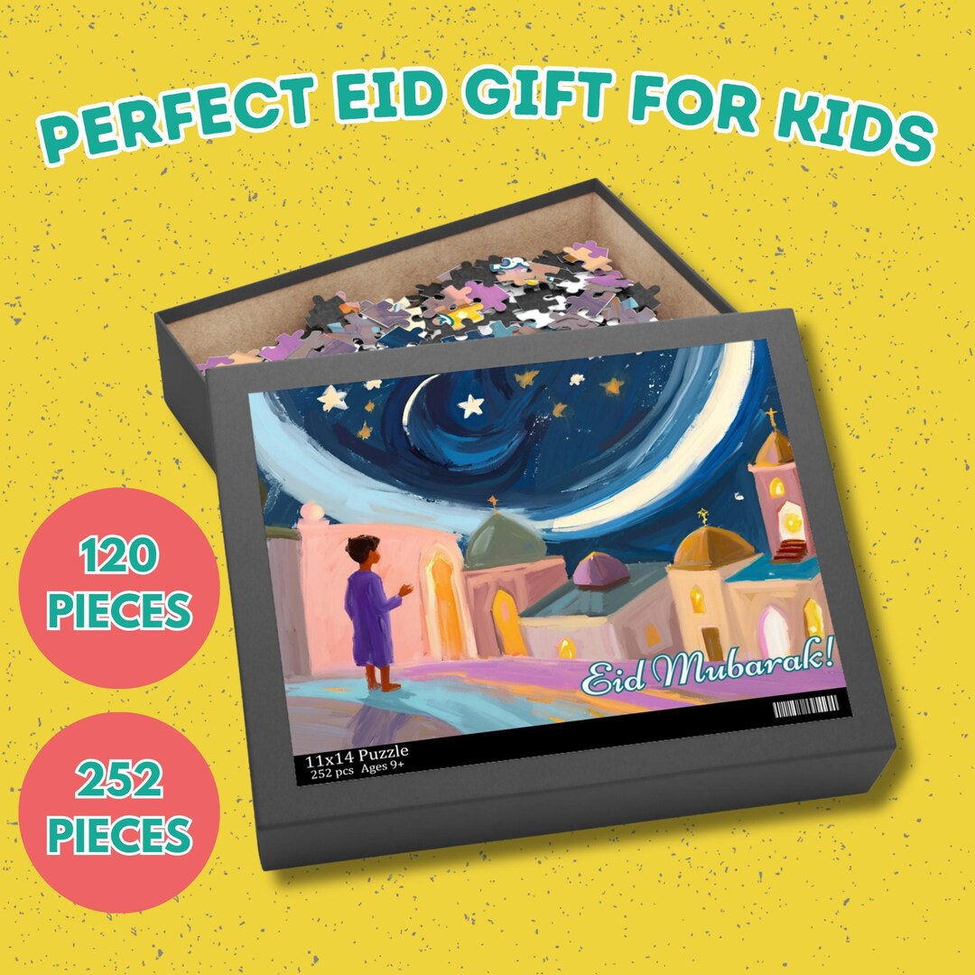 Eid Gift for Kids, Eid Mubarak Puzzle for Kids, Ramadan Gift, Islamic ...