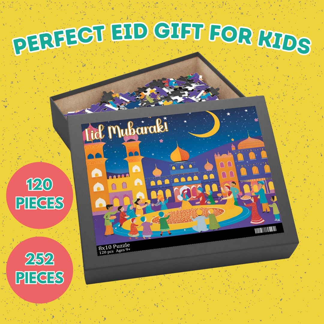 Eid Gift for Kids, Eid Mubarak Puzzle for Kids, Ramadan Gift, Islamic ...