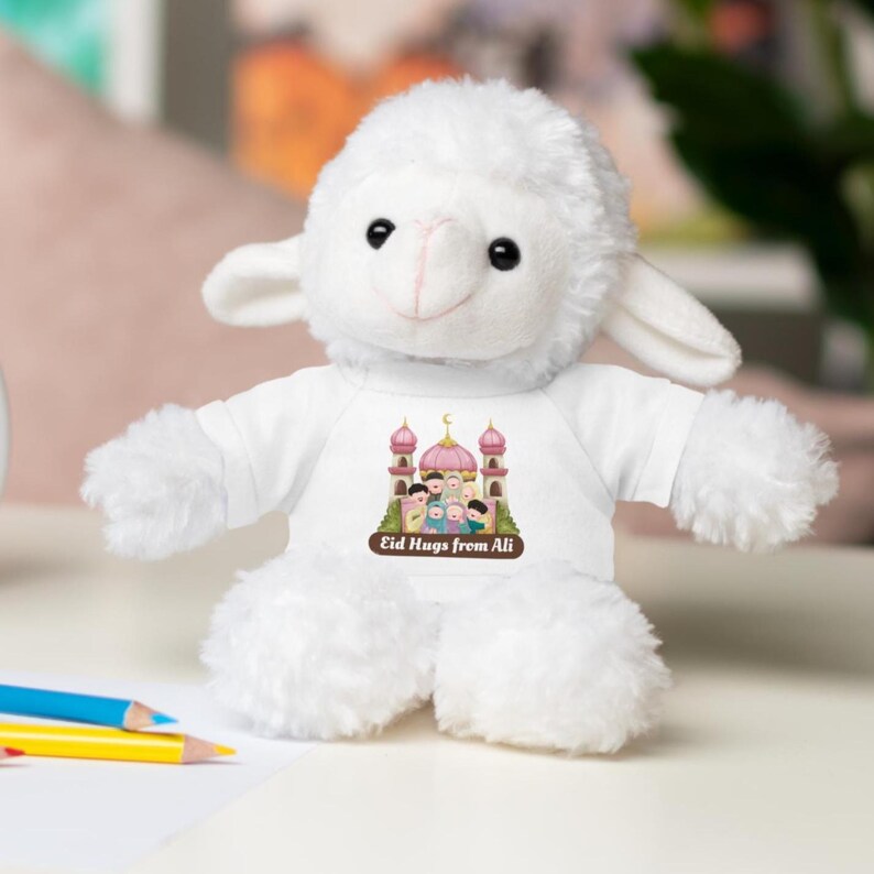 Custom Eid Mubarak Stuffed Animal, Personalized Eid Gift for Kids ...