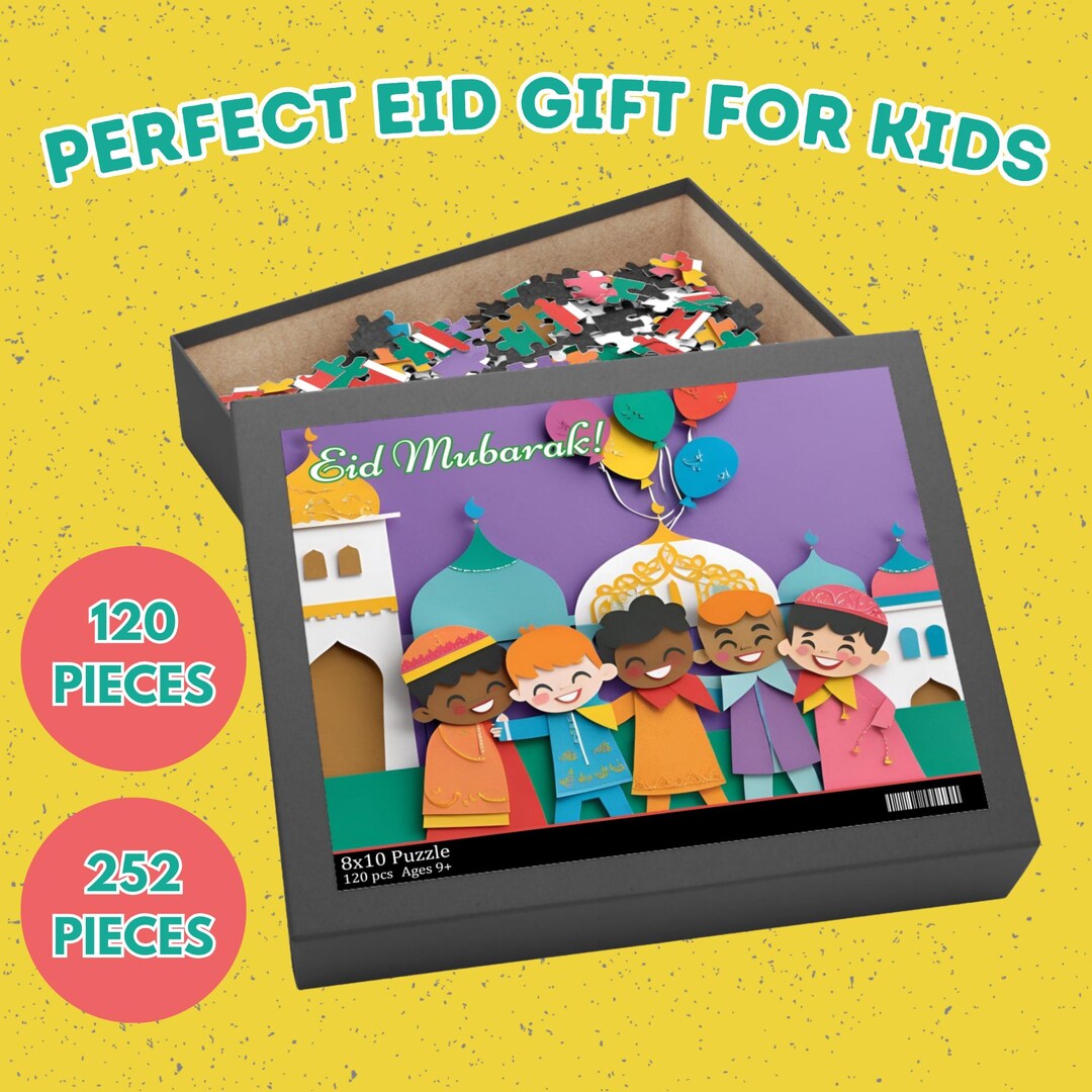Eid Gift for Kids, Eid Mubarak Puzzle for Kids, Ramadan Gift, Islamic ...