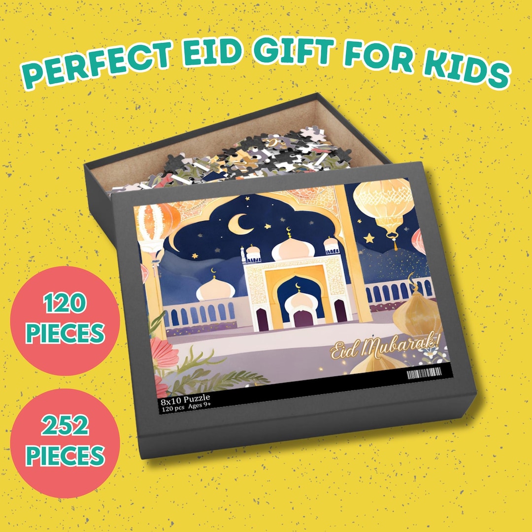 Eid Gift for Kids, Eid Mubarak Puzzle for Kids, Ramadan Gift, Islamic ...