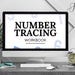 1-100 Number Tracing Workbook, Tracing Workbook, Kids Tracing Numbers ...